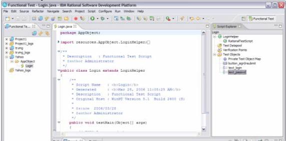 利用 Rational Functional Tester 实现 Itcl 或者 Ibm 框架 Uml软件工程组织 火龙果软件