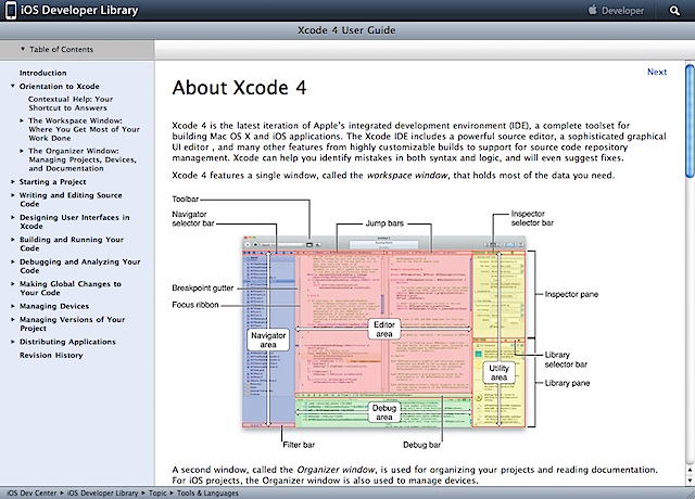 基于Xcode4开发第一个iPhone程序：“Hello World”