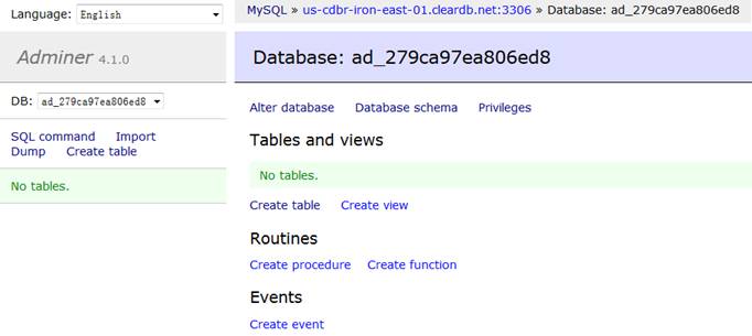 Bluemix上的轻量级Web管理工具-数据库-火龙果软件工程